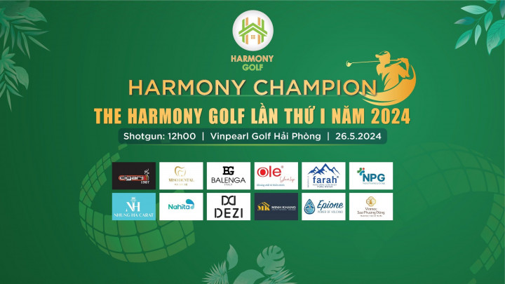 Khởi tranh giải Harmony Champion - The Hamorny Golf lần thứ nhất năm 2024