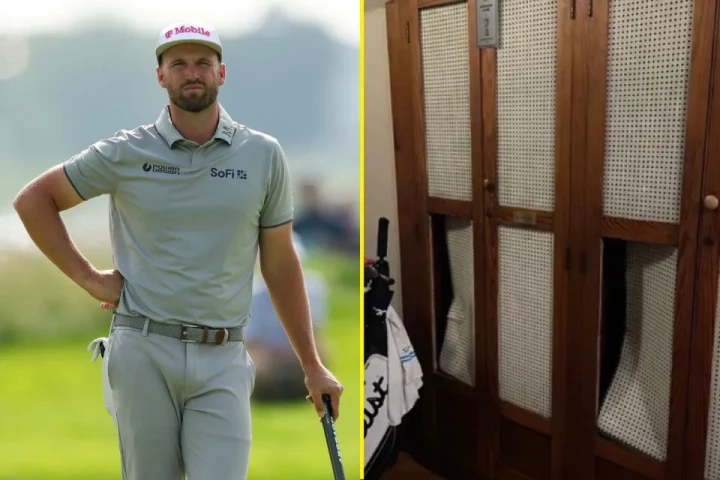 Wyndham Clark công khai xin lỗi sau khi phá tủ đồ sân Oakmont