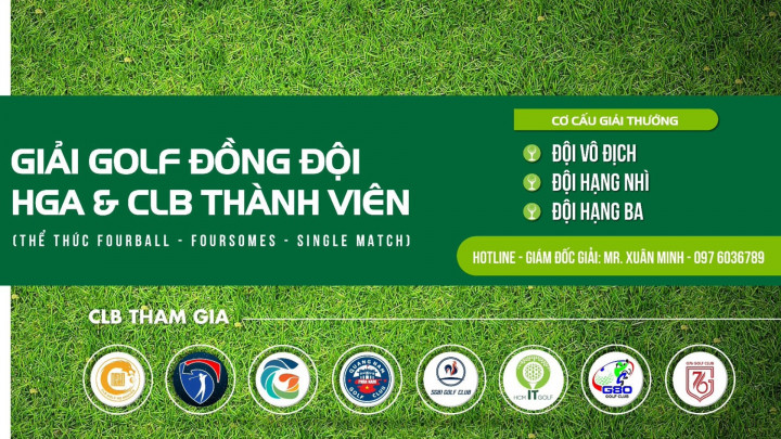Giải Golf Đồng đội HGA & CLB Thành viên sẽ được tổ chức 3 tháng 1 lần
